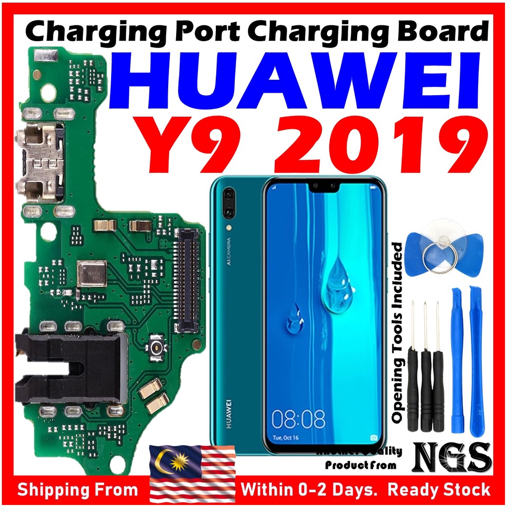 ORl NGS Brand Charging Port Charging Board Compatible For HUAWEI Y9 2019 with Opening Tools ...