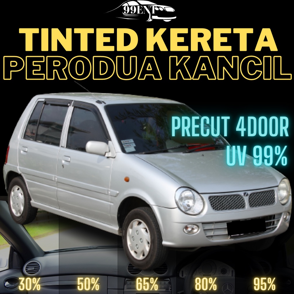 Tinted Kancil Potong Panas UV99% / Tinted Perodua Kancil 4 Pintu Siap ...
