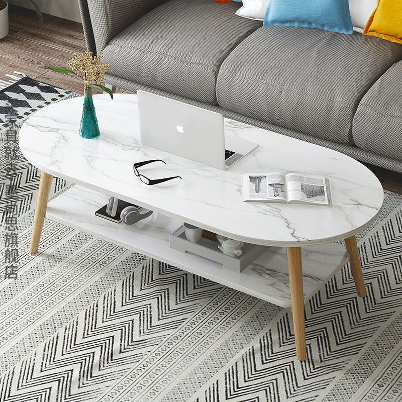 Meja Kopi Ruang Tamu Simple Modern Coffee Table Console Table Living ...