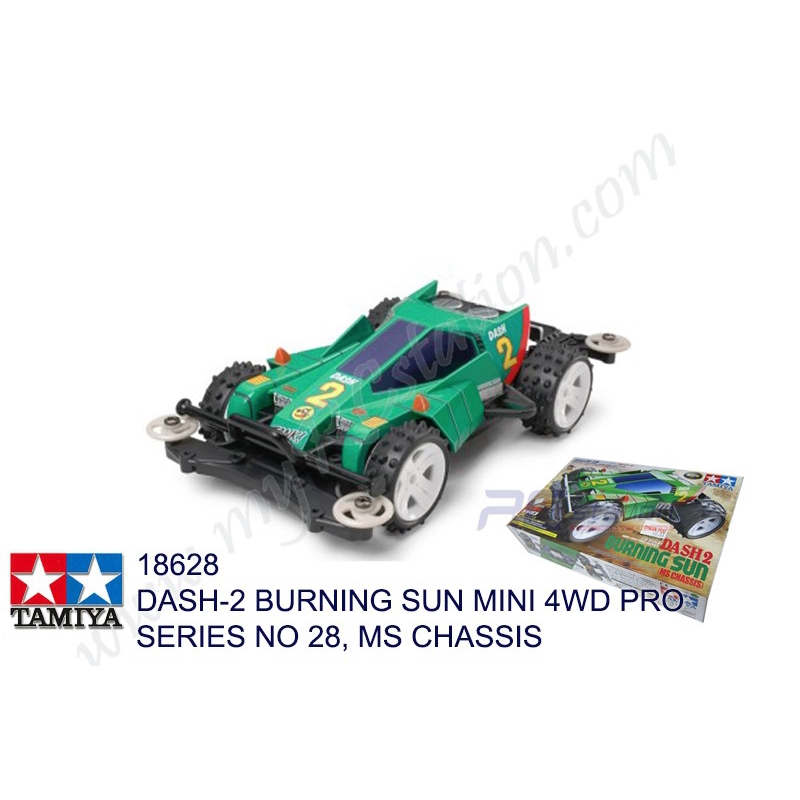 Tamiya #18628 - DASH-2 BURNING SUN MINI 4WD PRO SERIES NO 28, MS ...