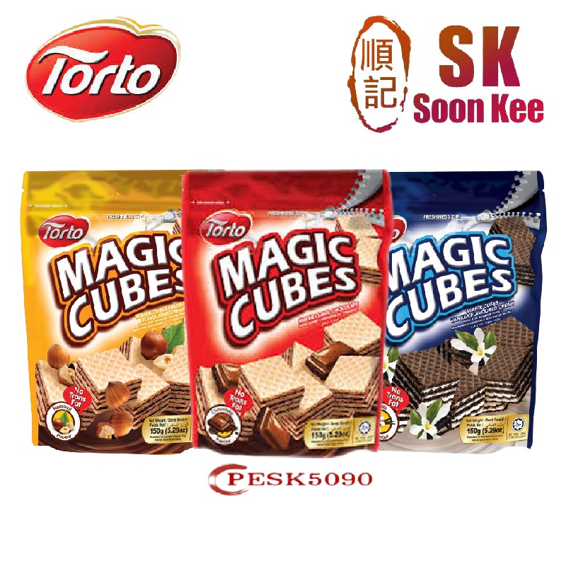 Torto Magic Cubes Wafer Cream 150g (Vanilla, Chocolate, Hazelnut) | Shopee Malaysia