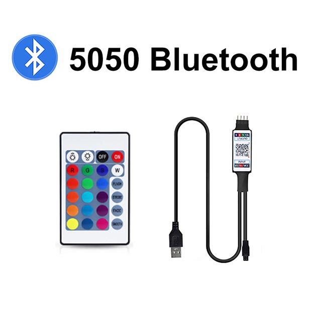 1 Piece of DC5V USB LED RGB Controller Mini Dimmer IR 24Key RF ...