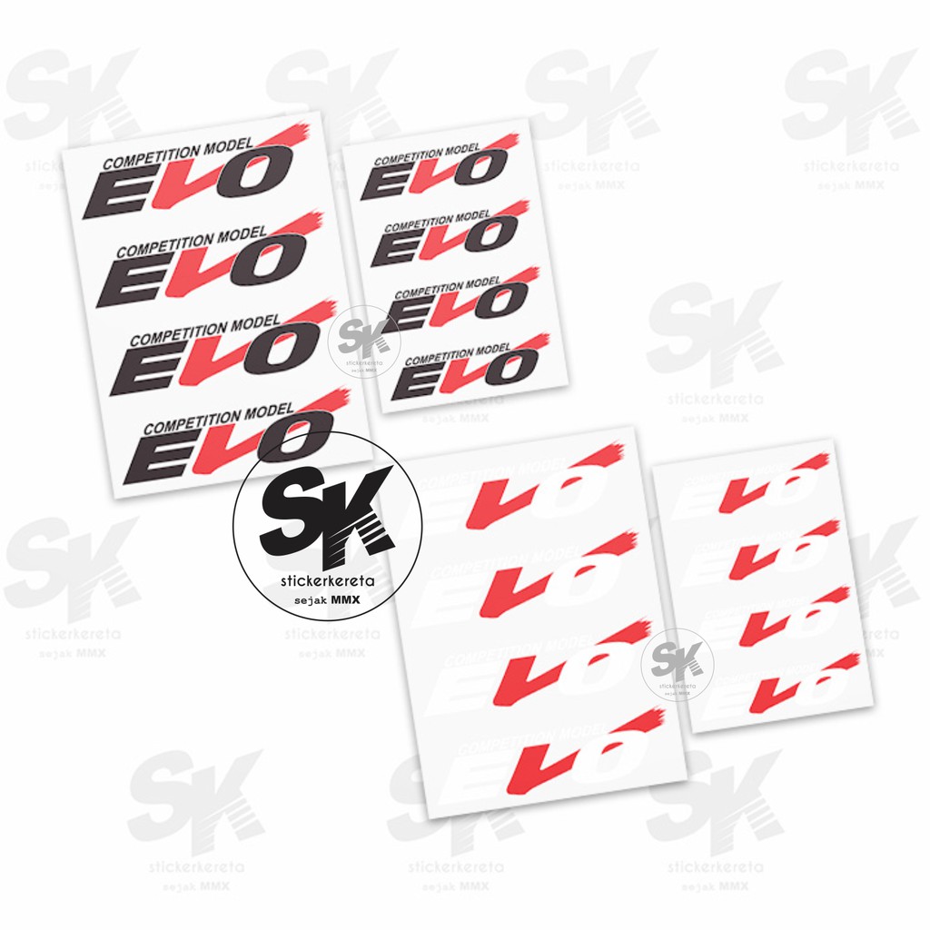 Logo Evo Regamaster Rim Sticker Vinyl | Shopee Malaysia