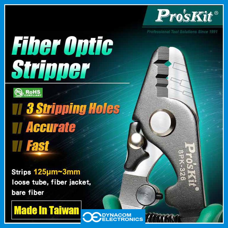 Pro'skit Fiber Optic Stripper 8PK326 Taiwan Unifi Telekom [Alat ...