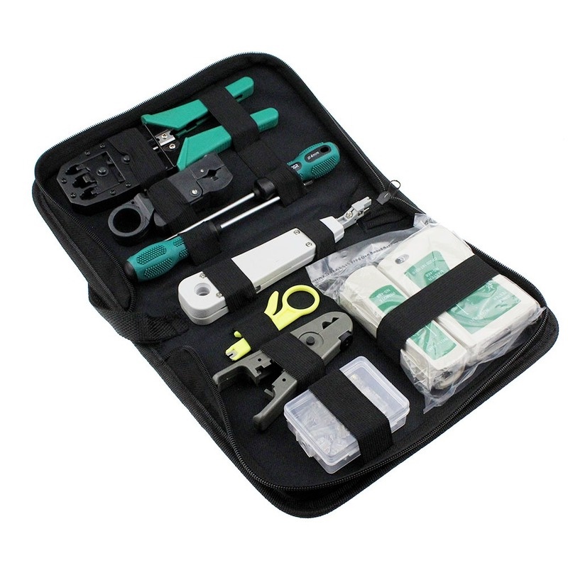 Portable LAN Network Repair Tool Kit Utp Cable Tester AND Plier Crimp ...