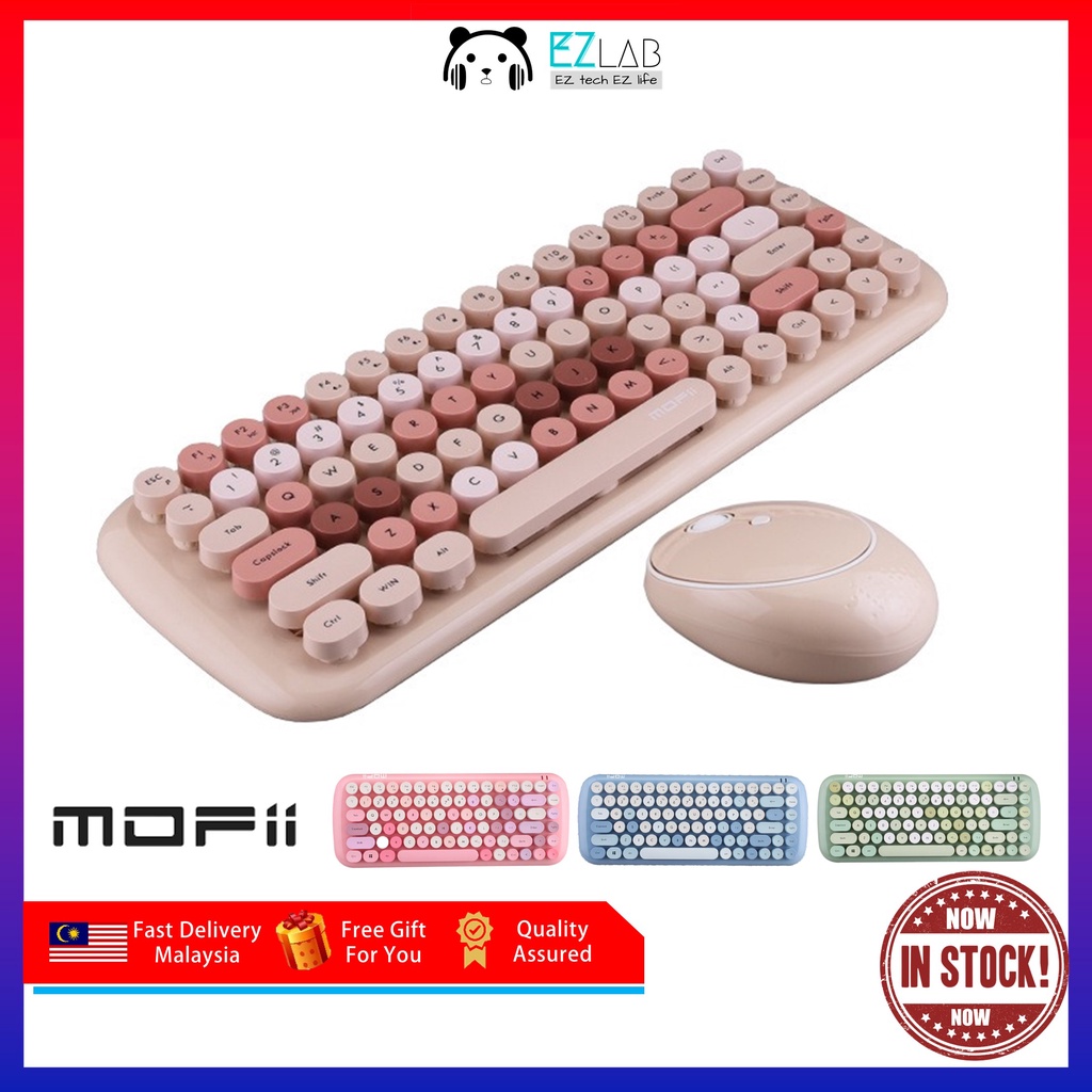 MOFII Candy Wireless Mixed Color Mini Keyboard and Mouse Combo ...