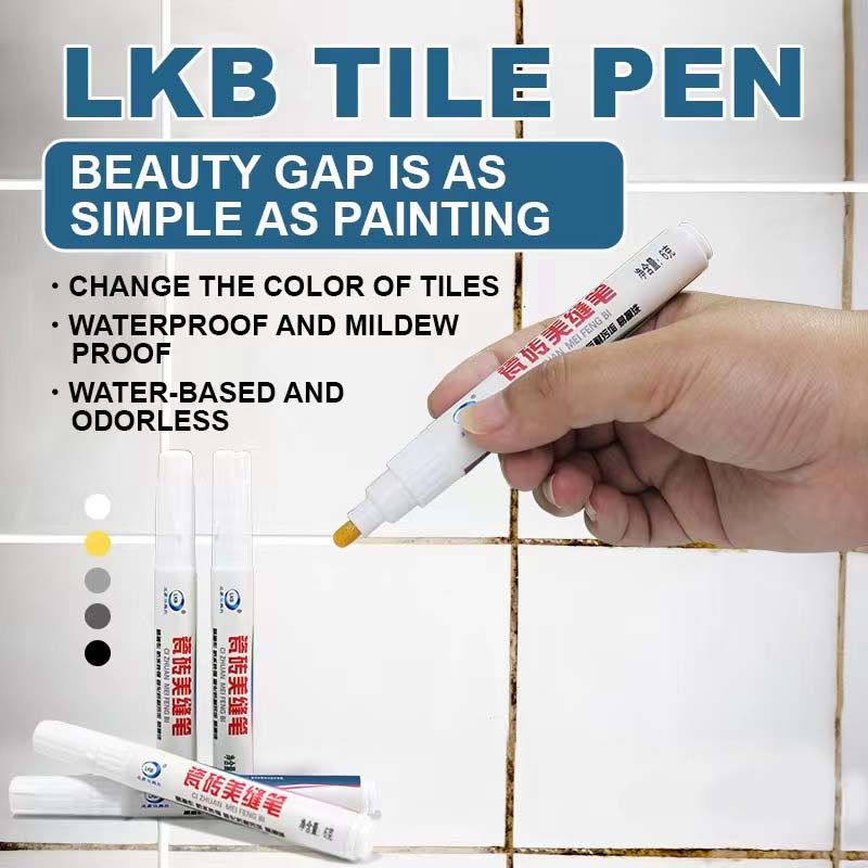 Tile Pen White Colour Repair Change Color Waterprooof Floor Tiles Gap ...