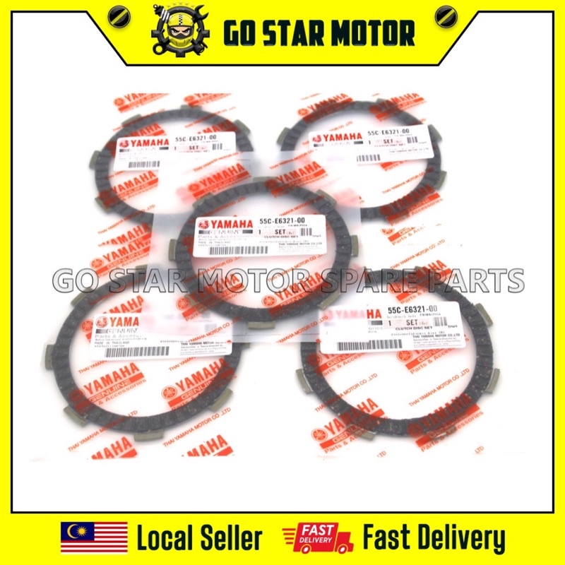 YAMAHA LC135 LC135ES 5S / SRL115FI SRL115 FI Standard Clutch Disc Plate Set - THAI | Shopee Malaysia