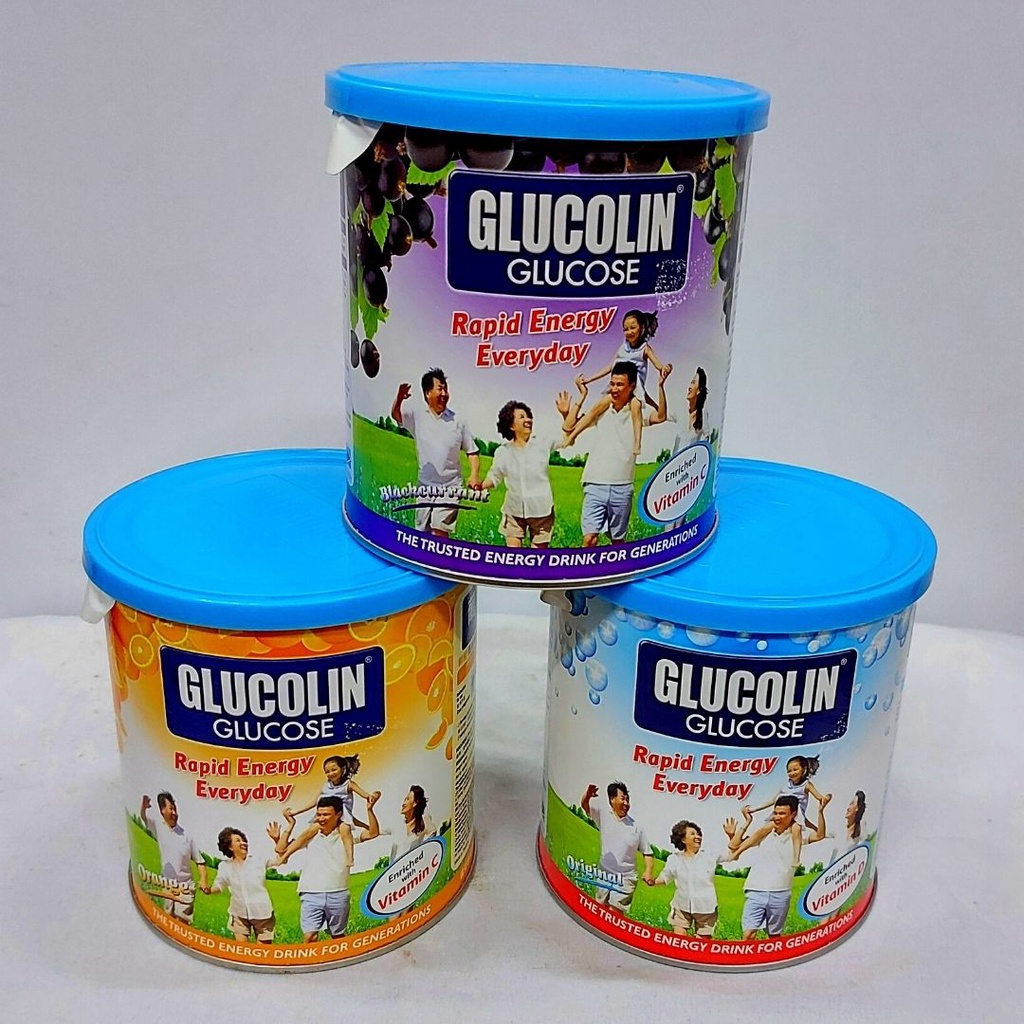 Glucolin Glucose Original / Orange / Blackcurrant 420g | Shopee Malaysia