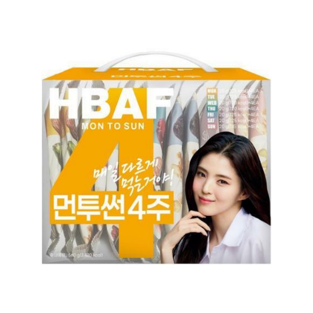 [HBAF] Mon to Sun Daily Nuts (2 Weeks / 4 Weeks / 6 Weeks) Gilim Daily Crunch Korean Snack ...