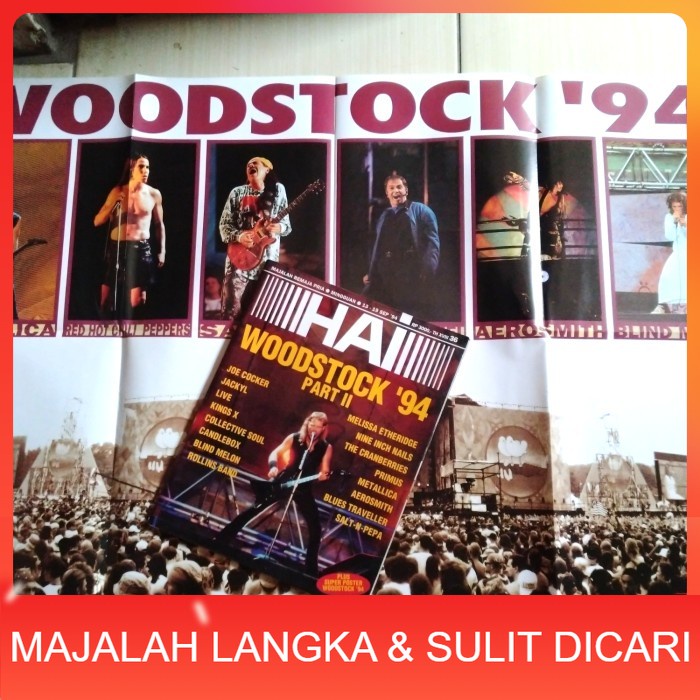 Hai Magazine No.36 Sep 1994 WOODSTOCK 94 PART II + Rare SUPER JUMBO ...