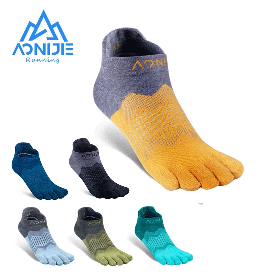 AONIJIE Trail Running Socks Men Women Sports Five-finger Socks Ultra ...