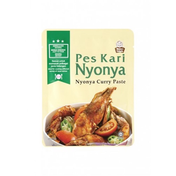 🔥 pes kari nyonya / nyonya curry paste / udang / seafood / makanan laut ...