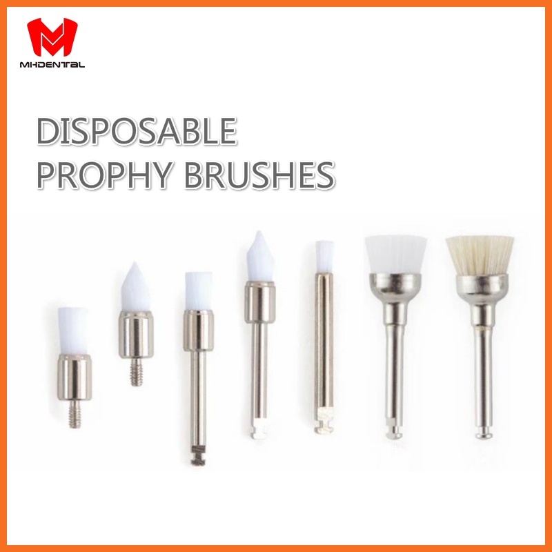 Dental disposable polishing brush 100/pcs low-speed bending machines ...