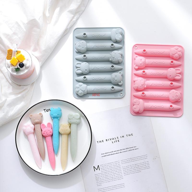 seng Finger Crayons Molds DIY Crafts Silicone Molds Birthday Supplies ...
