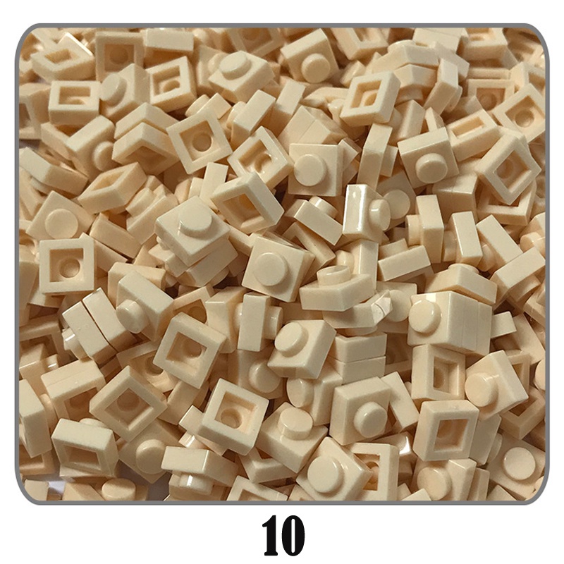 450pcs/Lot Plate 100G 1x1 Building Block MOC Parts DIY Pixel Art QR ...