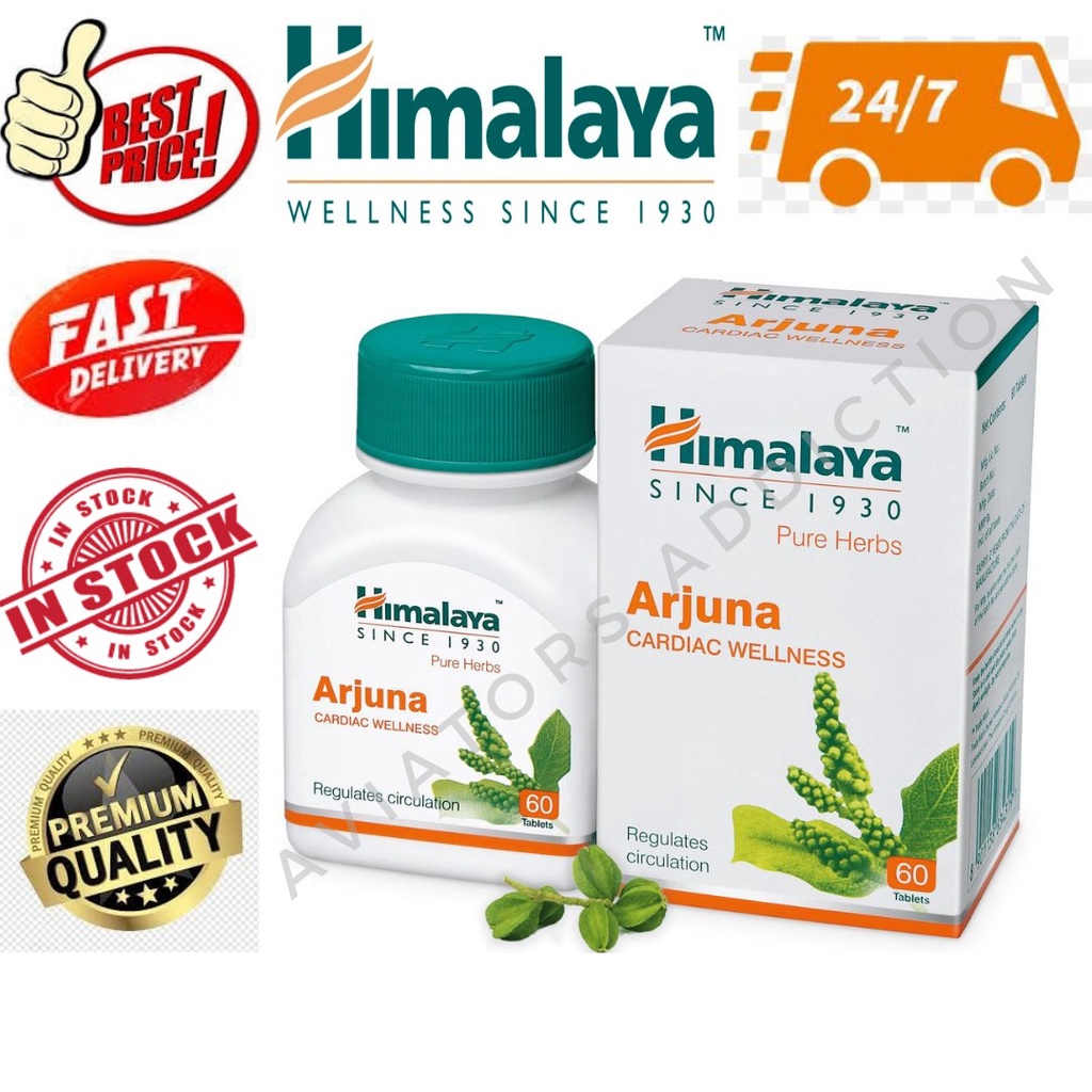 [NEW STOCK💯] Himalaya Arjuna 60’s Tablet | Cardiac Wellness | Shopee ...