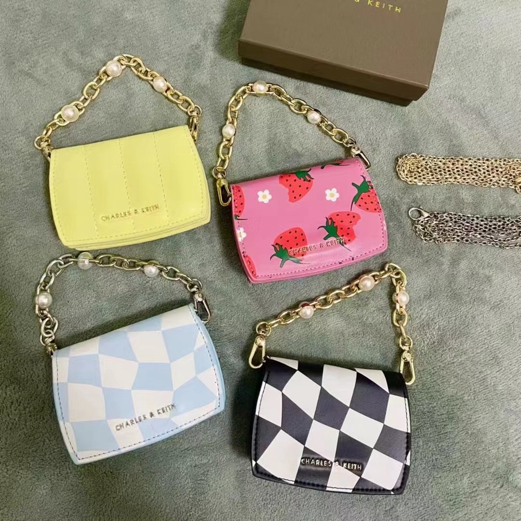 Cnk24 ladies chain wallet cute coin purse 30681004 color matching ...