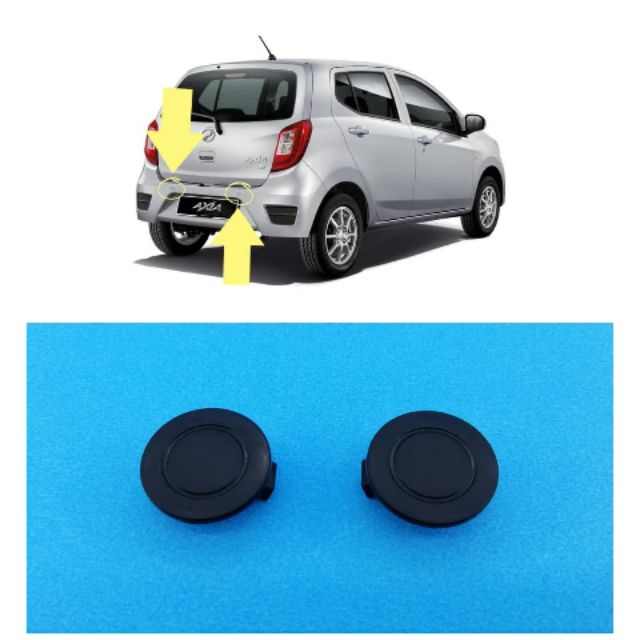 (2PCS ) AXIA 2017-2022 MODEL SENSOR REVERSE HOLE COVER *(FRONT AND RAER ...