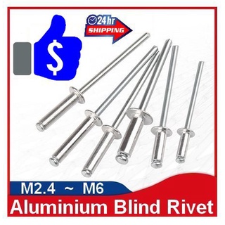 Aluminum HEAD Blind Rivet Pin Rivet Nail Galvanized iron M2.4 M3 M3.2 ...