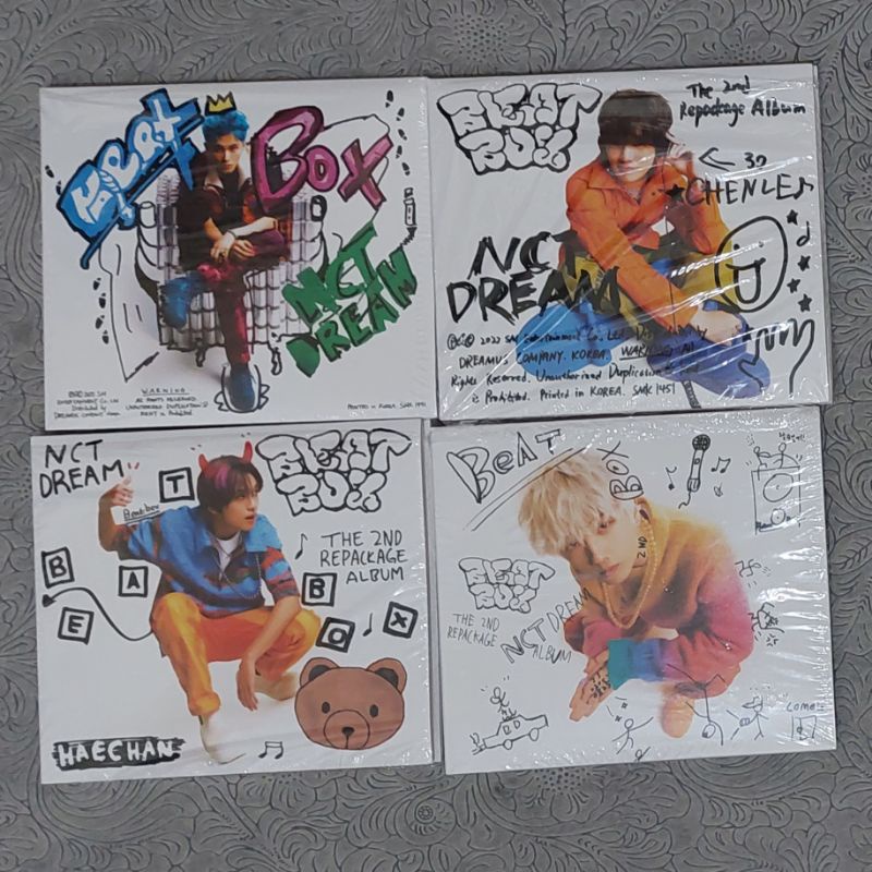 Album Only Mark Haechan Chenlee Buttonscarvesg NCT Dream Beatbox ...