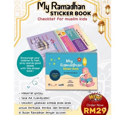 MY RAMADHAN STICKER BOOK/DIDIKAN RAMADHAN BUAT HATI/BAHAGIANYA ...