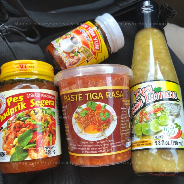 💢LIMITED STOCK💢 COMBO SET 🛒 4 Typle Tom Yum Paste / Tomyam / Stim Limau ...