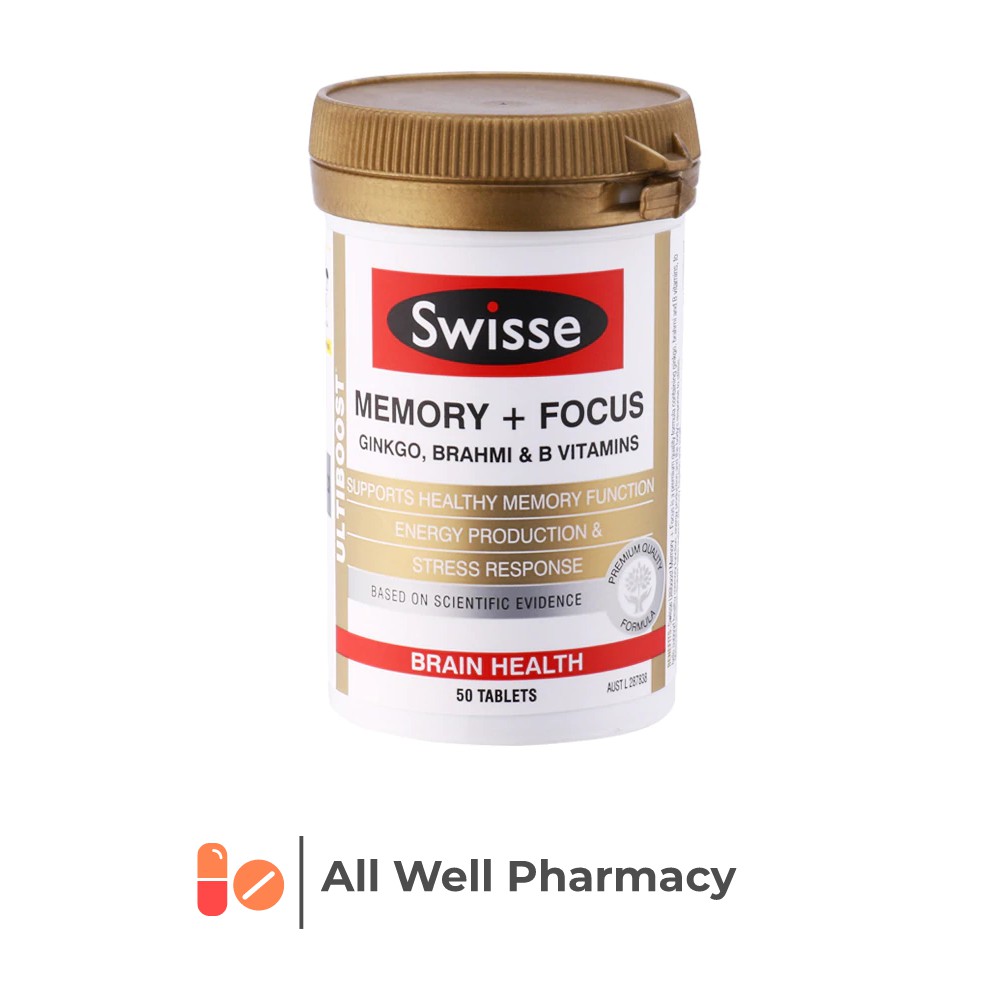Swisse Ultiboost Memory + Focus 50 Tablets ( Made In Australia ) | Shopee Malaysia