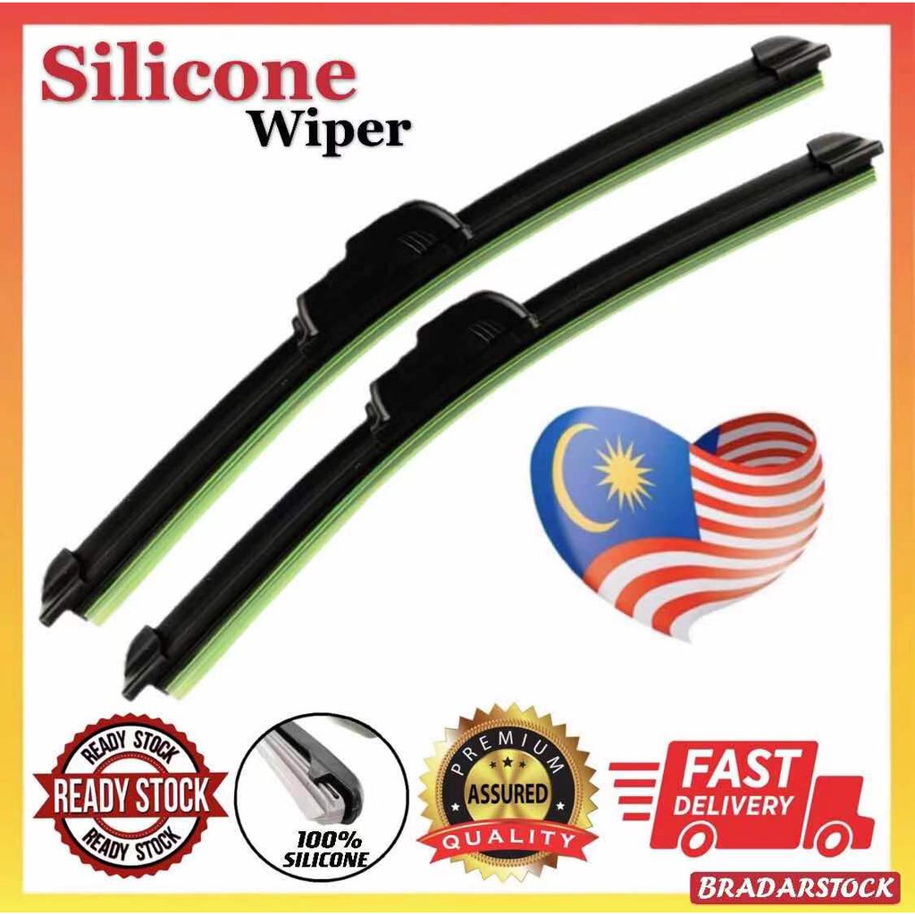 Silicone Soft Wiper Kereta Wira Myvi Axia Bezza Aruz Alza Viva Persona ...