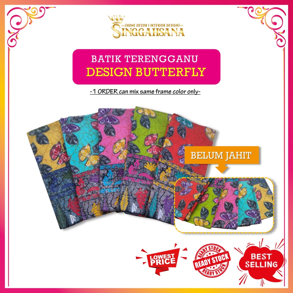 Kain Batik Original Terengganu Kain Sarong Kain Batek Kain Selesa Sedap ...