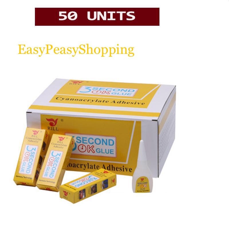3Second Glue (50pcs) /Super Glue / Gam 3 saat 50pcs /502 Glue (READY ...