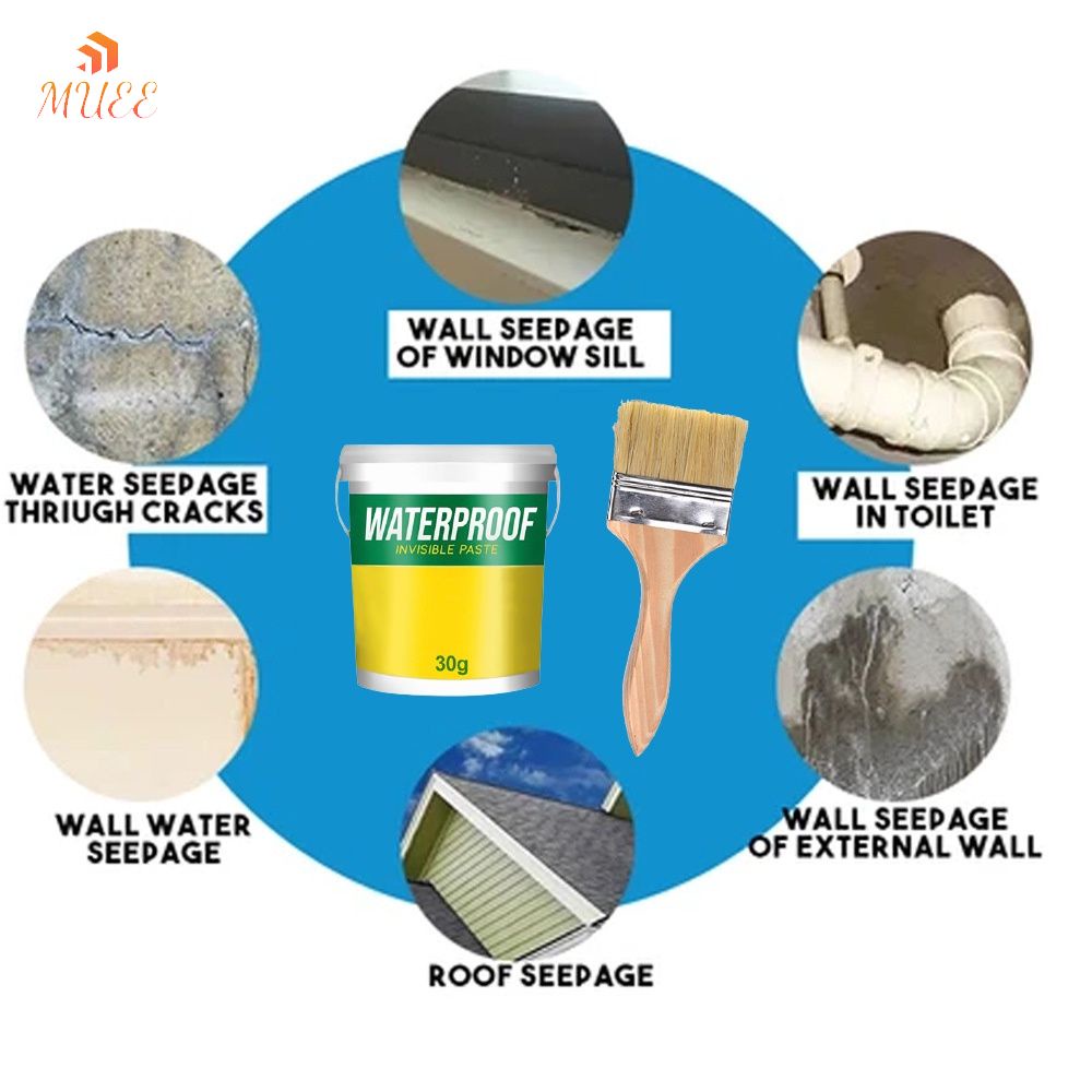 【Ready Stock】 Transparent waterproof glue exterior wall bathroom toilet ...