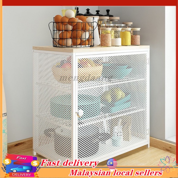 New Upgrade Multipurpose Metal Cabinet Kitchen Storage Bedroom Toilet ...