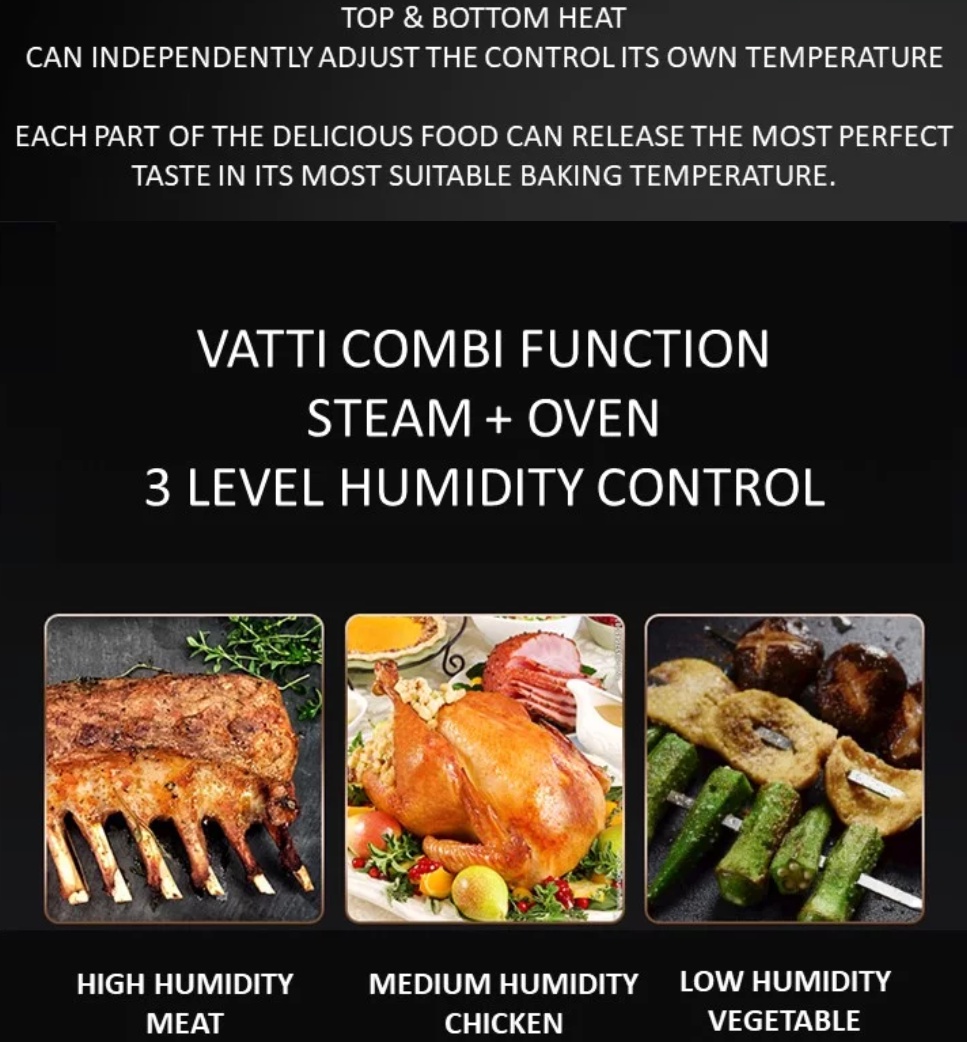 Vatti VA03 50L Built In Combi Oven | ESH | Shopee Malaysia