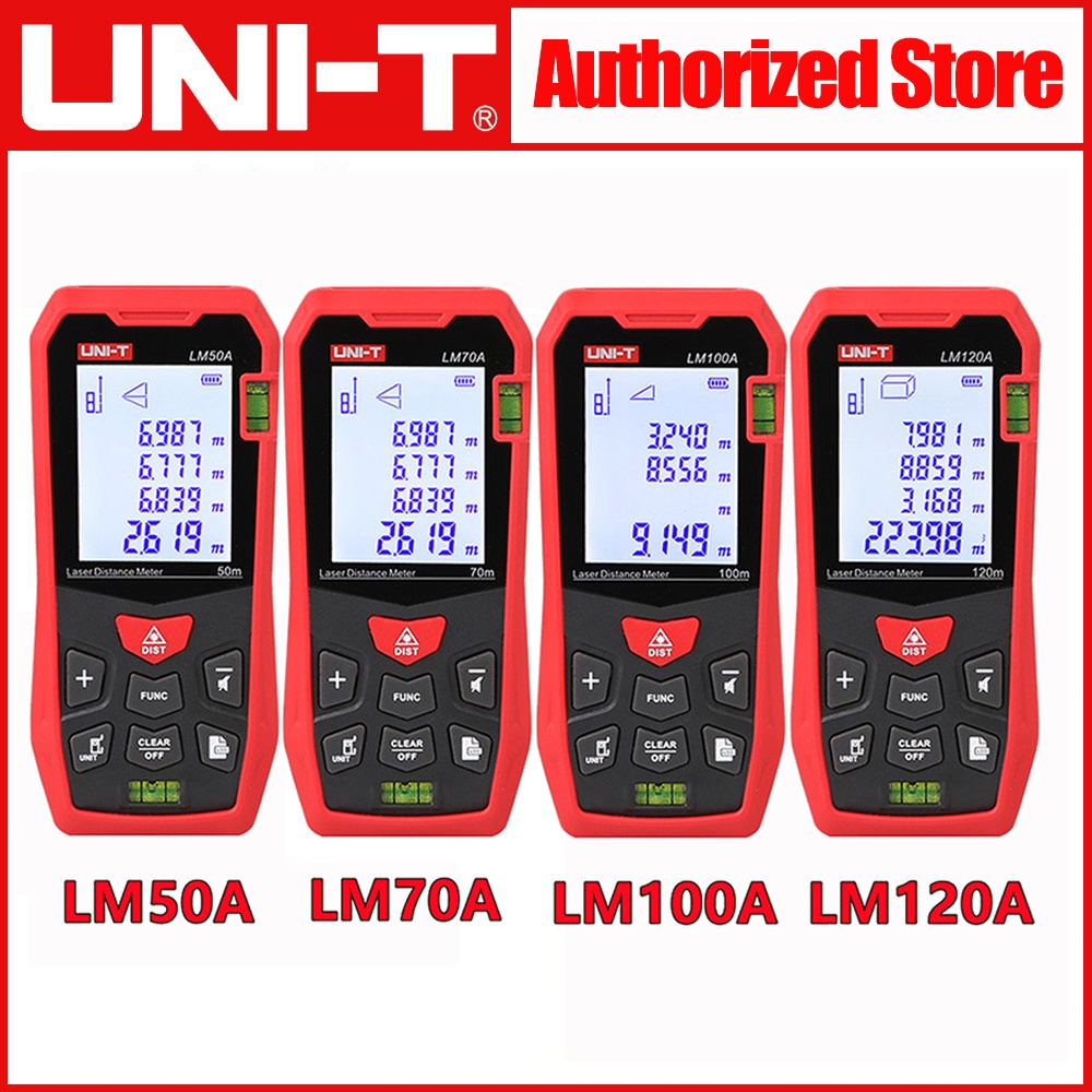 UNI-T LM120A LM100A LM70A LM50A Laser Distance Meter 120m | Shopee Malaysia