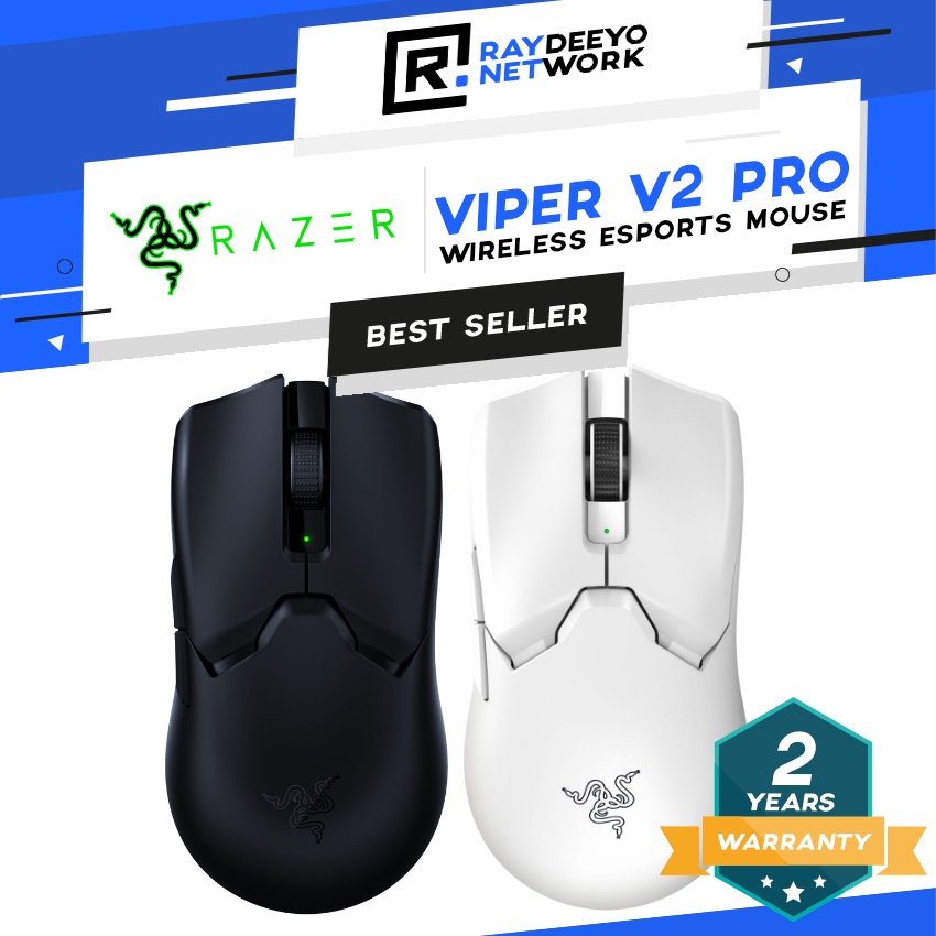 Razer VIPER V2 PRO Wireless Gaming Mouse [58g Ultra-Lightweight/Type-C ...