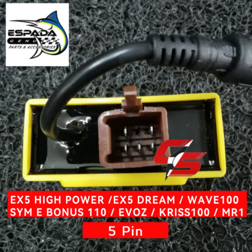 ESPADA Racing CDI 9 mode Letup LC135 EX5 DREAM WAVE100 KRISS100 MR1 MR3 CT100 E BONUS Wave125 ...