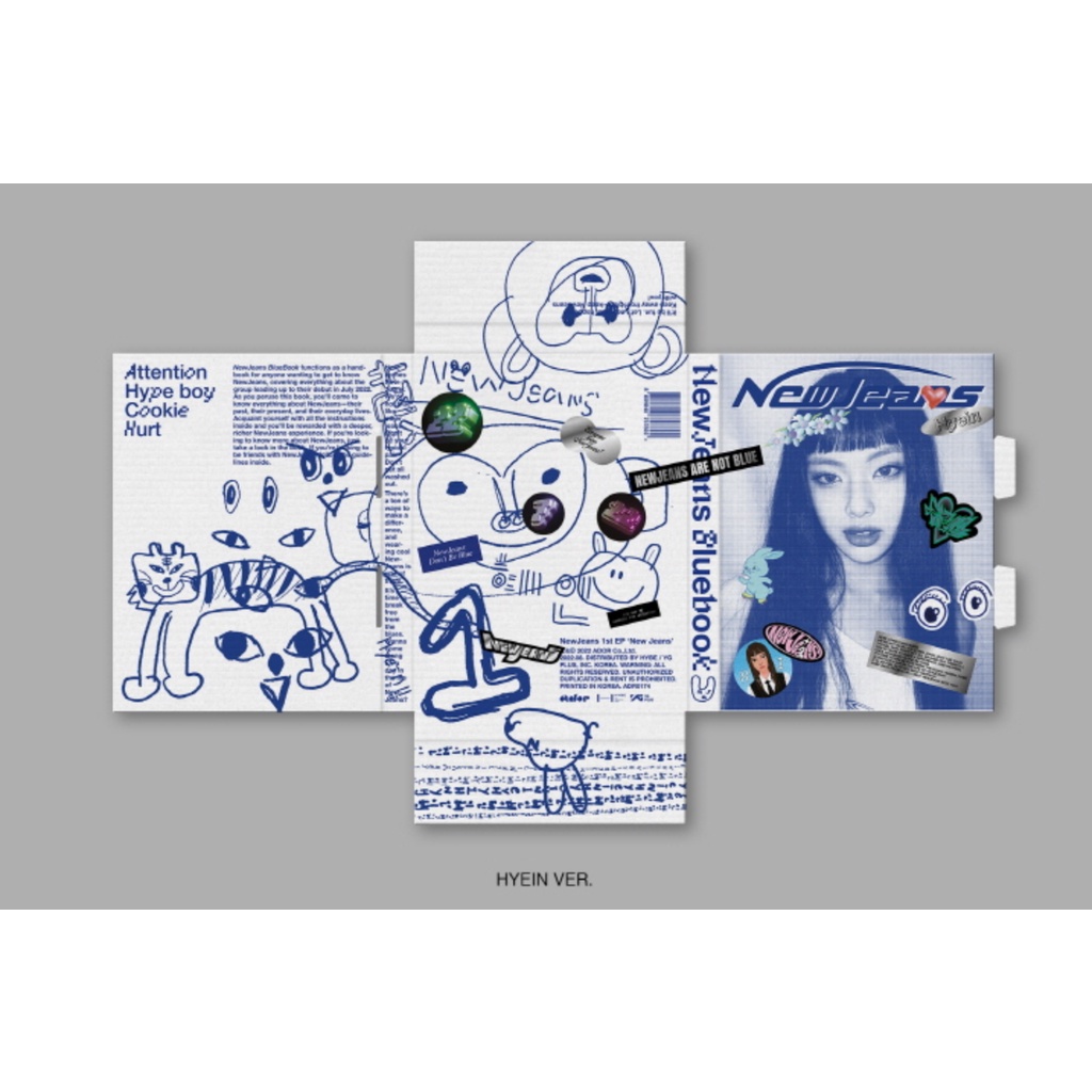 SHOPEE LIVE All Cover [NewJeans/NJZ] Album 1st Ep'new Jeans' [Bluebook ver./ ver.] | Shopee Malaysia