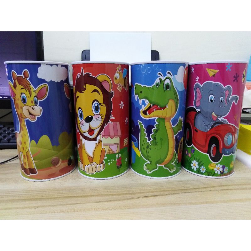 Tabung duit tabung syiling tabung duit kertas coin bank metal cartoon ...