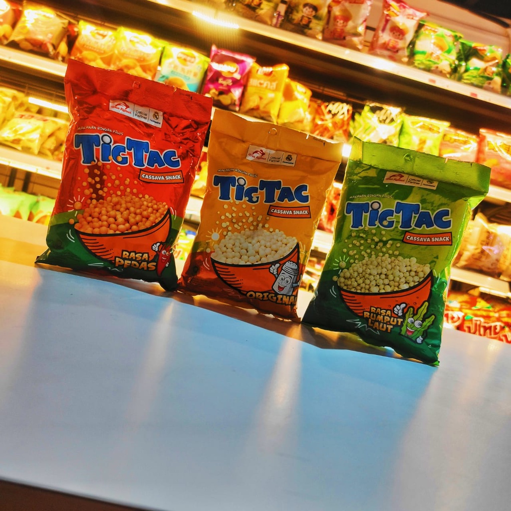 (INDONESIA 印尼) TIC TAC Cassava Snack #Original #Spicy #Seaweed | Tic ...