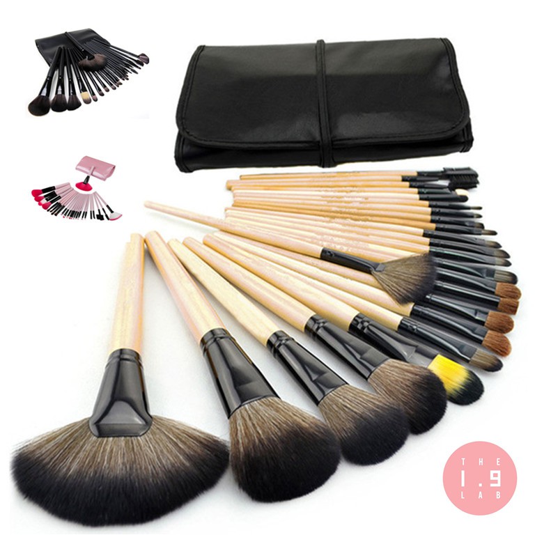 Set Berus Mekap Solekan dengan Beg 24 Pcs Make Up Brush Set with Pouch ...