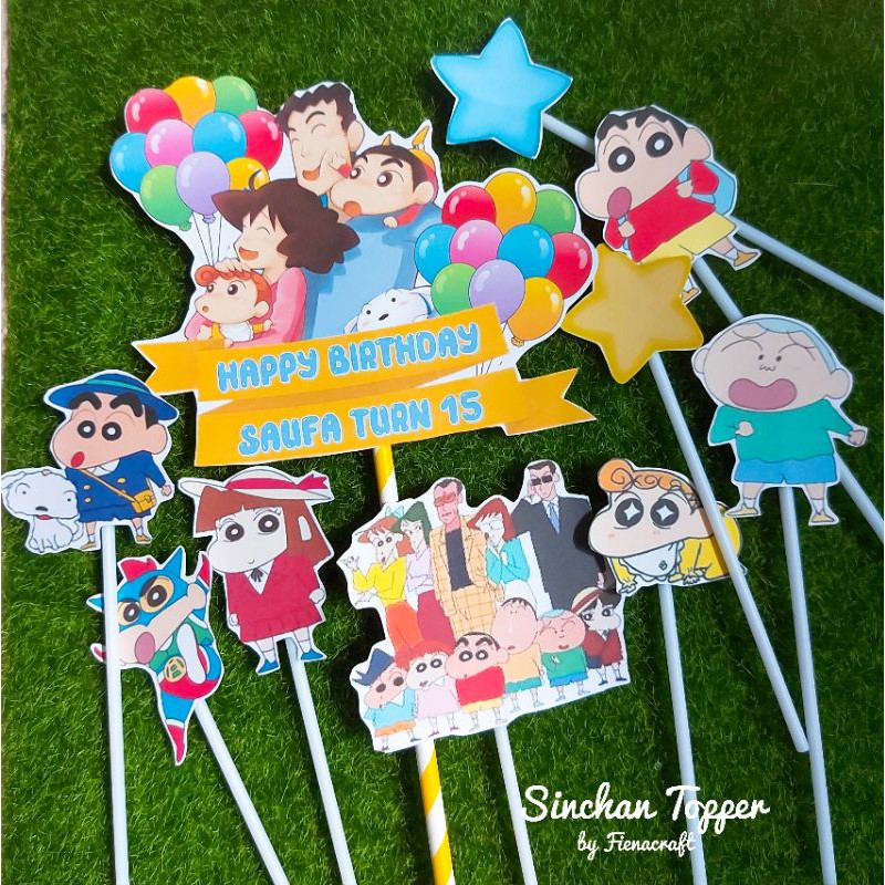 sinchan topper kek 🍰🍰 | Shopee Malaysia