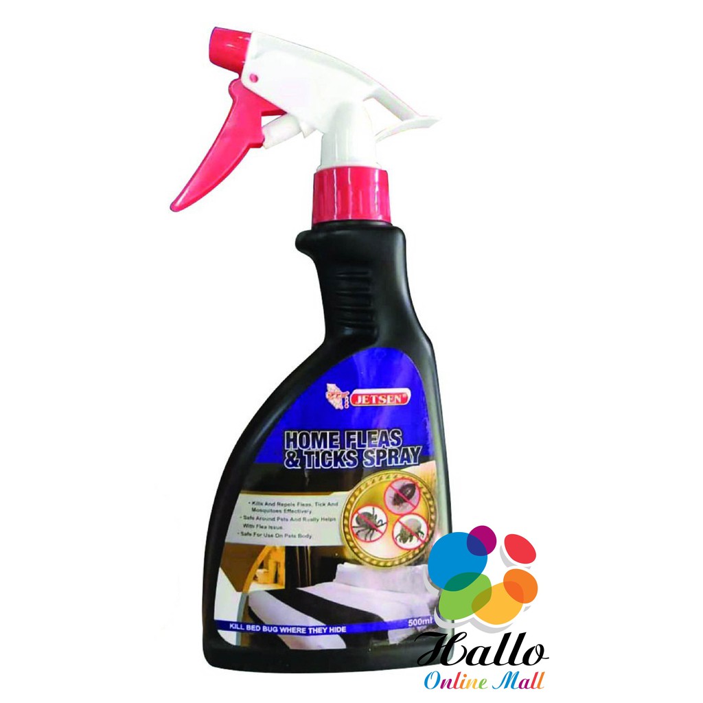 JETSEN Home Fleas & Ticks Spray - 500ML ( Spray membunuh kutu dan hama ...