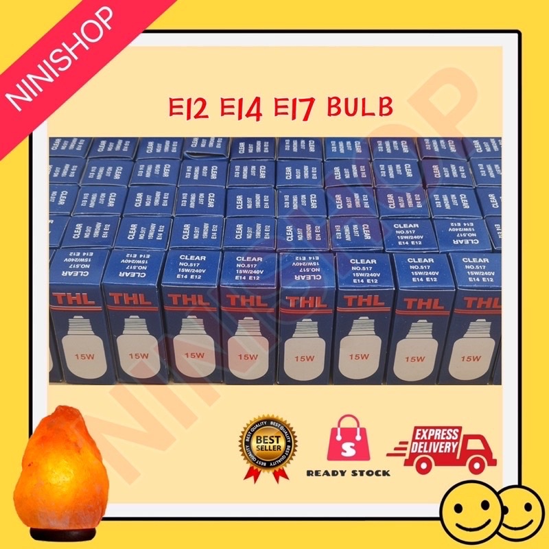 ORIGINAL THL Tungsram SYK E12 E14 E17 15W Tabular Lamp/ Salt lamp/Refrigerator Light Bulb/ Pygmy ...