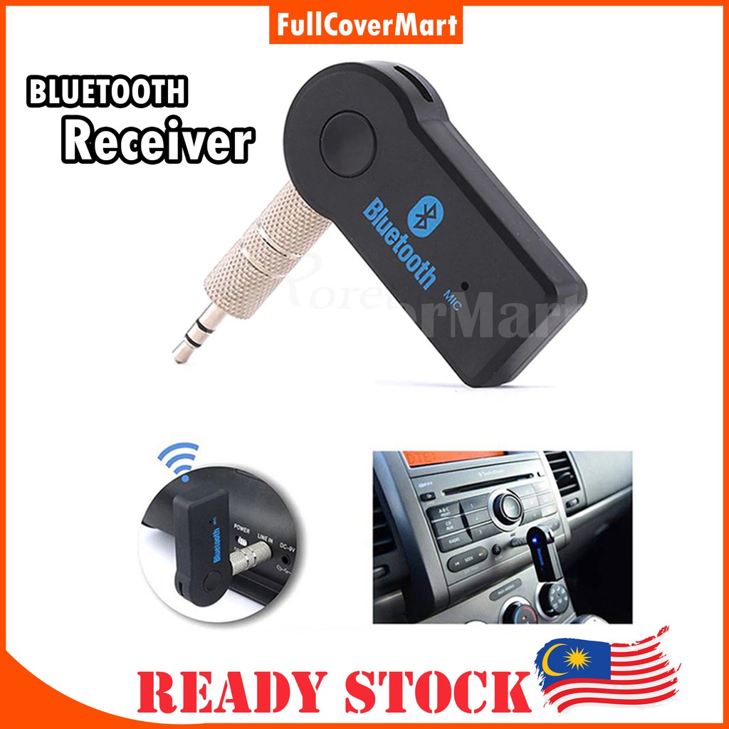 (CA15) Car Aux Wireless Receiver Bluetooth Adapter USB Mini Stereo ...