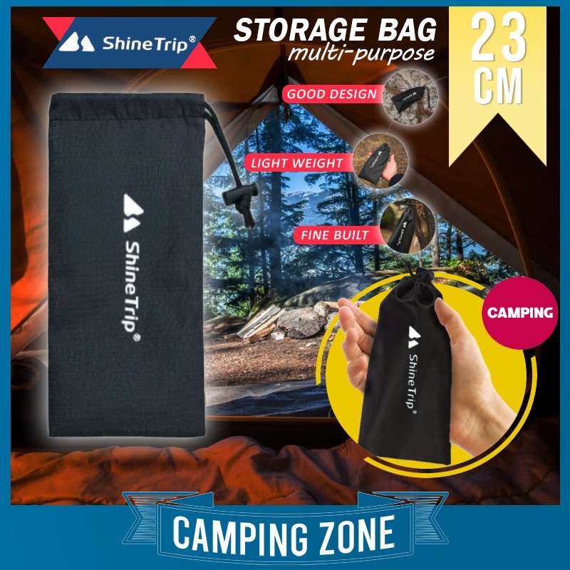 SHINETRIP Outdoor Tent Peg Storage Bag Camping Pancang Khemah Multi ...