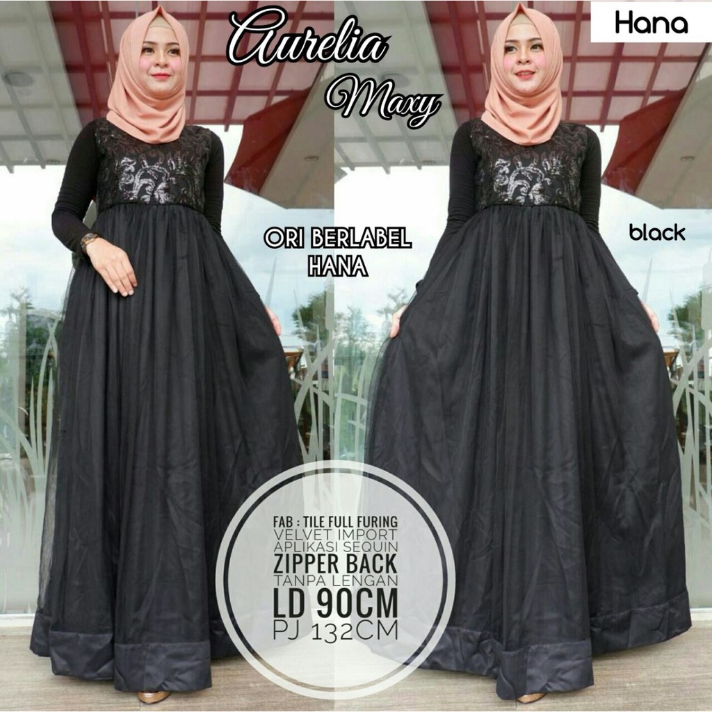 Aurelia Maxy / Long Dress / Hana Ori | Shopee Malaysia