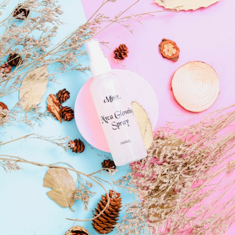 MYCA GLOWING SPRAY MAKEUP TAHAN LAMA_SETTING SPRAY_FACE MIST | Shopee ...