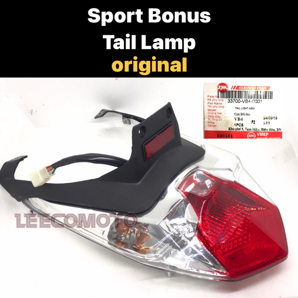 SYM SPORT-BONUS SPORT BONUS 110R 110 R 110SR SR TAIL LAMP ( ORIGINAL ...