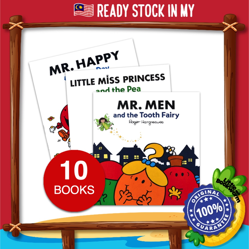 [100% original] Mr Men and Little Miss Picture Book Collection (10 ...